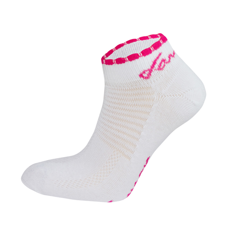 Lanner Tunn Sula Kort Vit Rosa - Strumpor Dam